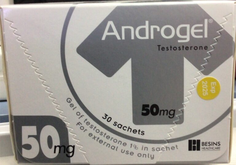 ANDROGEL 50 mg, gel in sachet Testosterone - Thai-icare